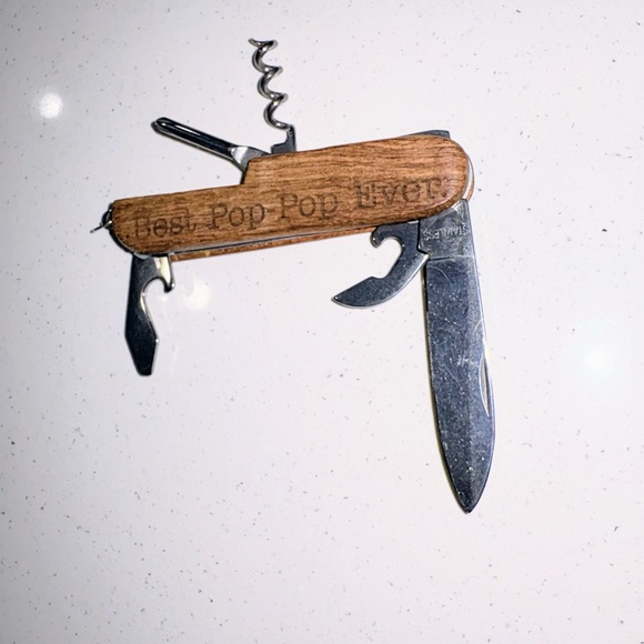 None | Other | Best Pop Pop Mini Multitool Utility Knife Wooden Handle ...